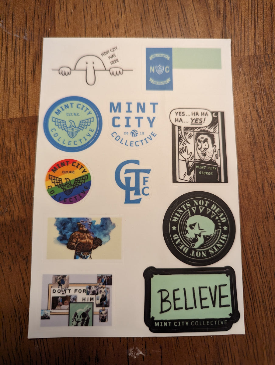 MCC Sticker Sheet – Mint City Collective